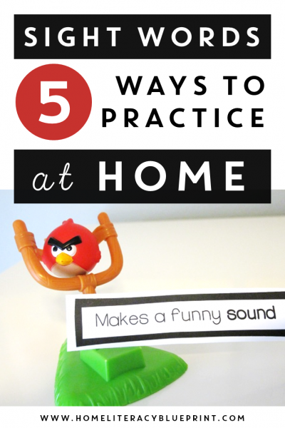 5 Fun Ways to Practice Sight Words at Home - Home Literacy Blueprint